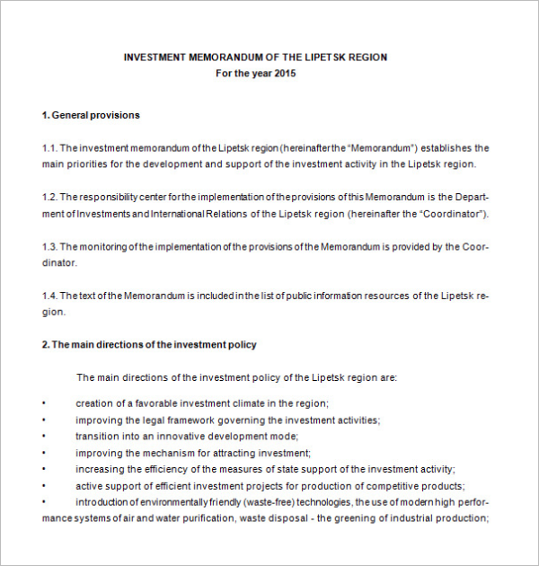 25+ Memorandum Templates Free Word, PDF, DOC Formats
