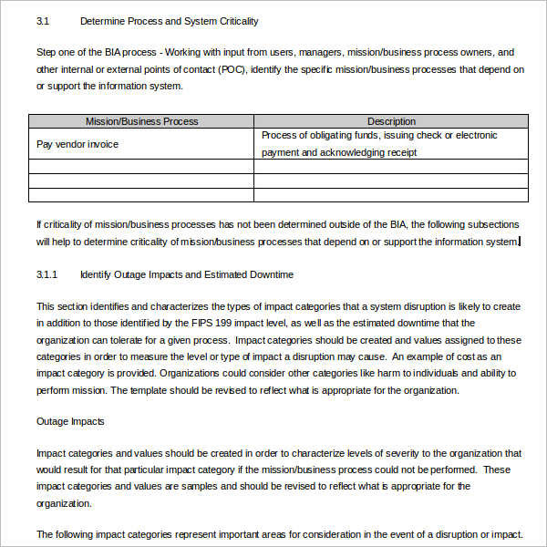 19+ Business Impact Analysis Templates Free Word, PDF, PPT Examples