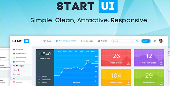 25+ HTML Dashboard Templates Free Website Themes