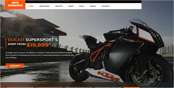 27+ Motorcycle Website Templates Free Responsive Themes