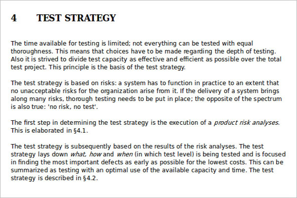 18+ Test Strategy Templates PPT, PDF, Word, Excel Formats