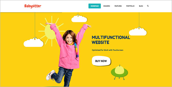 32+ Kids Website Templates Free Responsive Themes | Creativetemplate
