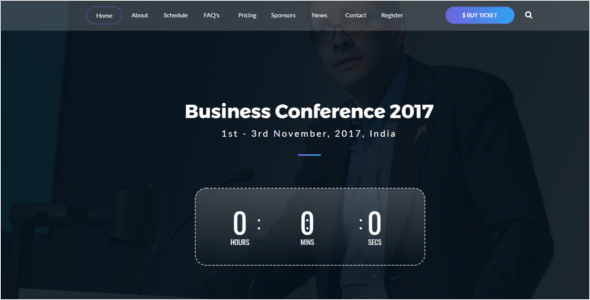 40+ Event Management Website Templates Free Website Themes