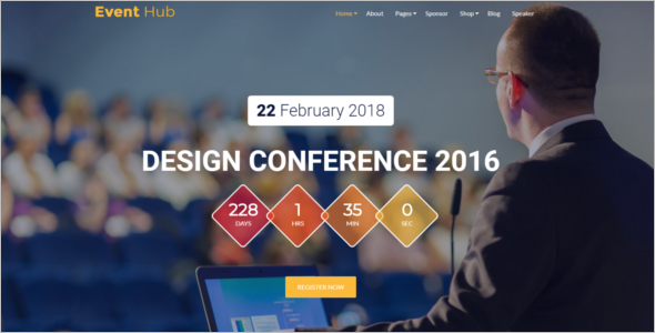 40+ Event Management Website Templates Free Website Themes