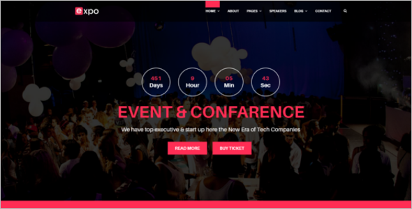 40+ Event Management Website Templates Free Website Themes