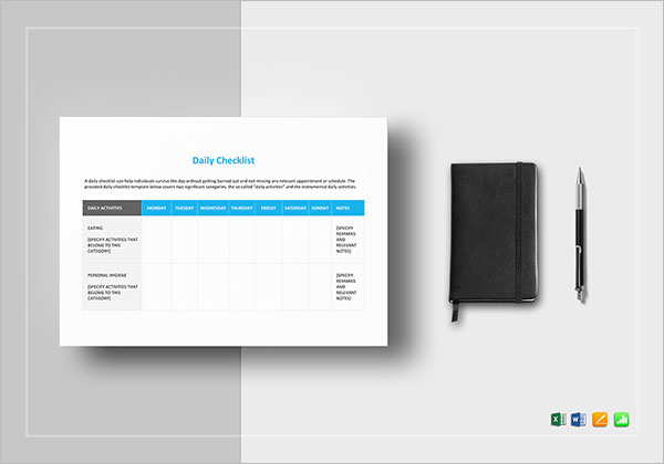 37+ Blank Checklist Templates Free Word, Excel, PDF Formats