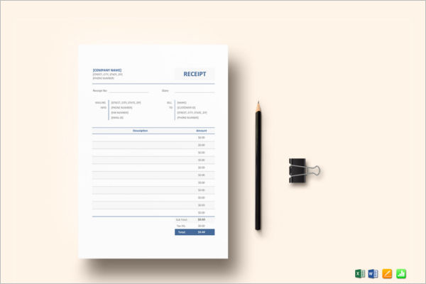 18+ Dental Receipt Templates Free PDF, Excel Formats
