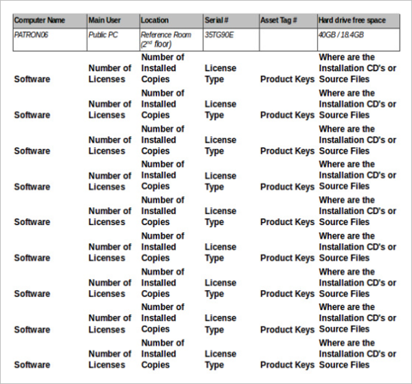 22+ Computer Inventory Templates PDF, Excel Formats