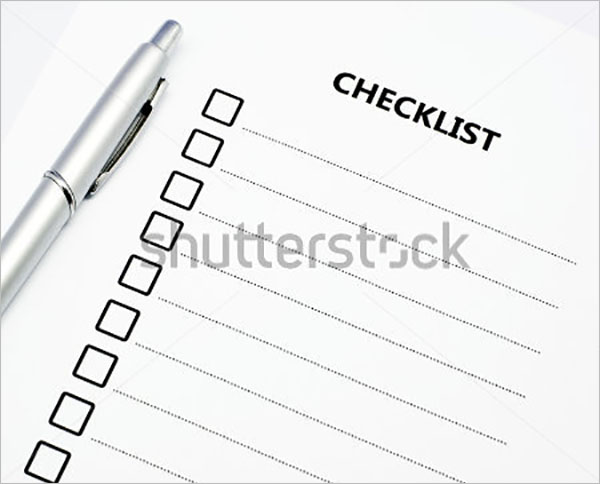 37+ Blank Checklist Templates Free Word, Excel, PDF Formats