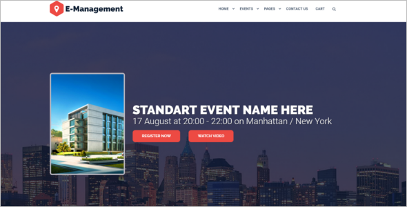 40+ Event Management Website Templates Free Website Themes