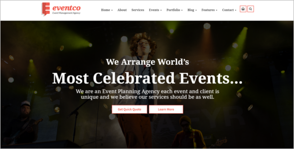 40+ Event Management Website Templates Free Website Themes
