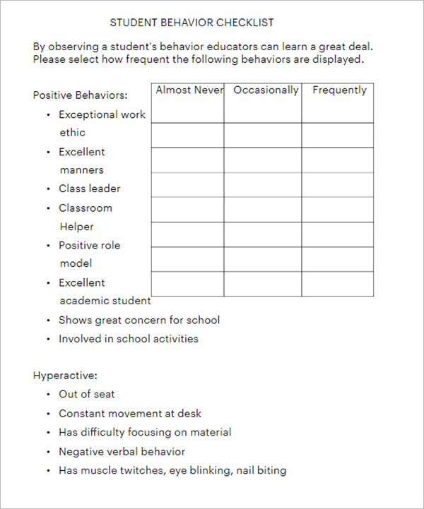 37+ Blank Checklist Templates Free Word, Excel, PDF Formats