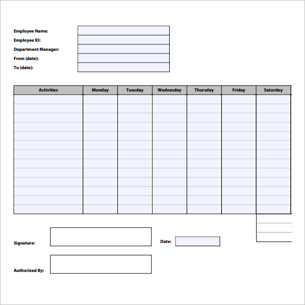 21+ Free Time Tracking Templates Excel, Spreadsheet Formats