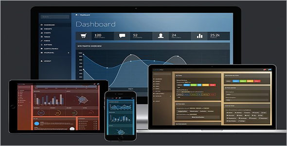 25+ HTML Dashboard Templates Free Website Themes