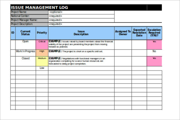 10+ Free Issue Tracking Templates Excel, Word Formats