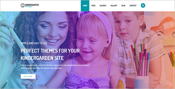 32+ Kids Website Templates Free Responsive Themes | Creativetemplate