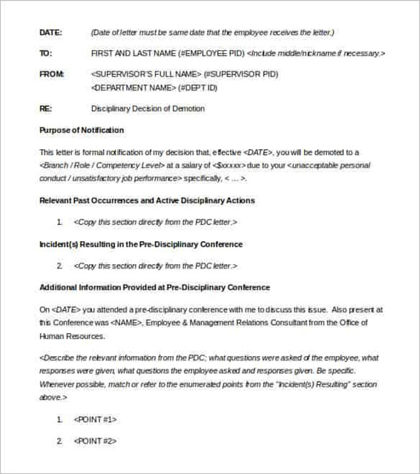 26+ HR Warning Letter Templates Free Word, Doc, PDF Samples