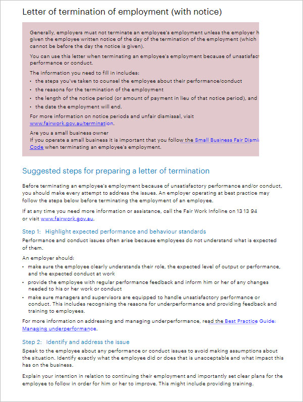 27+ Notice Period Letter Templates Free PDF, Word Formats