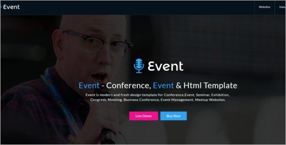 40+ Event Management Website Templates Free Website Themes