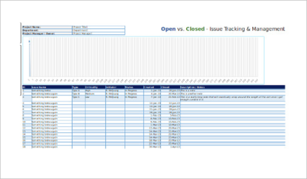 10+ Free Issue Tracking Templates Excel, Word Formats