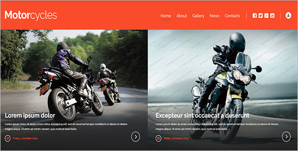 27+ Motorcycle Website Templates Free Responsive Themes