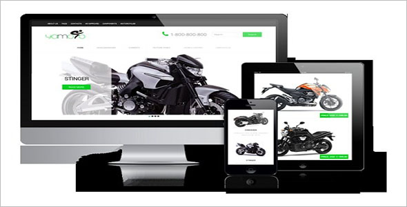 27+ Motorcycle Website Templates Free Responsive Themes