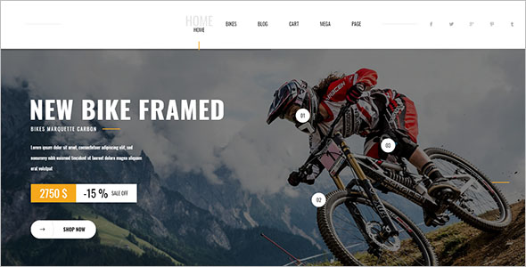 27+ Motorcycle Website Templates Free Responsive Themes