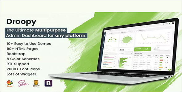 25+ HTML Dashboard Templates Free Website Themes