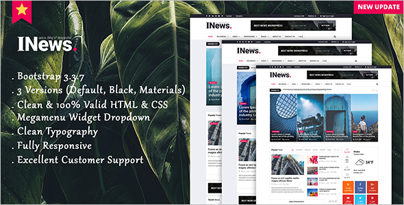 22+ Best News Website Templates Free Website Themes