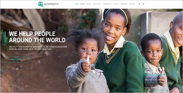 25+ Non Profit Blog Themes Free Website Templates