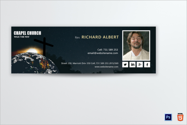 4+ Modern Charity HTML eMail Signature Templates