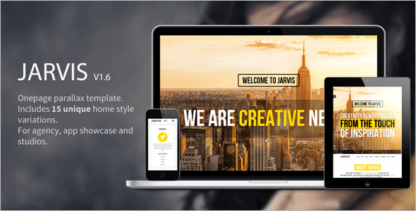 32+ Scrolling Website Templates Free Parallax Website Themes