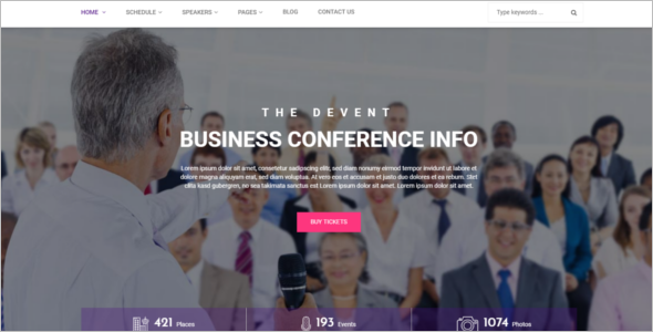 40+ Event Management Website Templates Free Website Themes