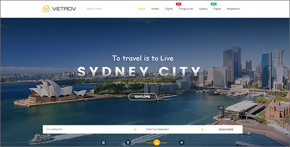 43+ Travel HTML Templates Free Website Themes