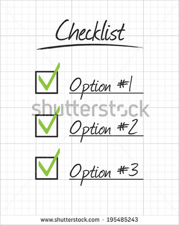 37+ Blank Checklist Templates Free Word, Excel, PDF Formats