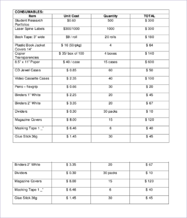 15+ School Budget Templates Free PDF, Word, Excel Formats