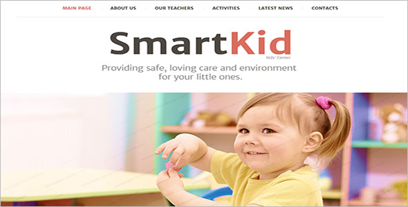 32+ Kids Website Templates Free Responsive Themes | Creativetemplate