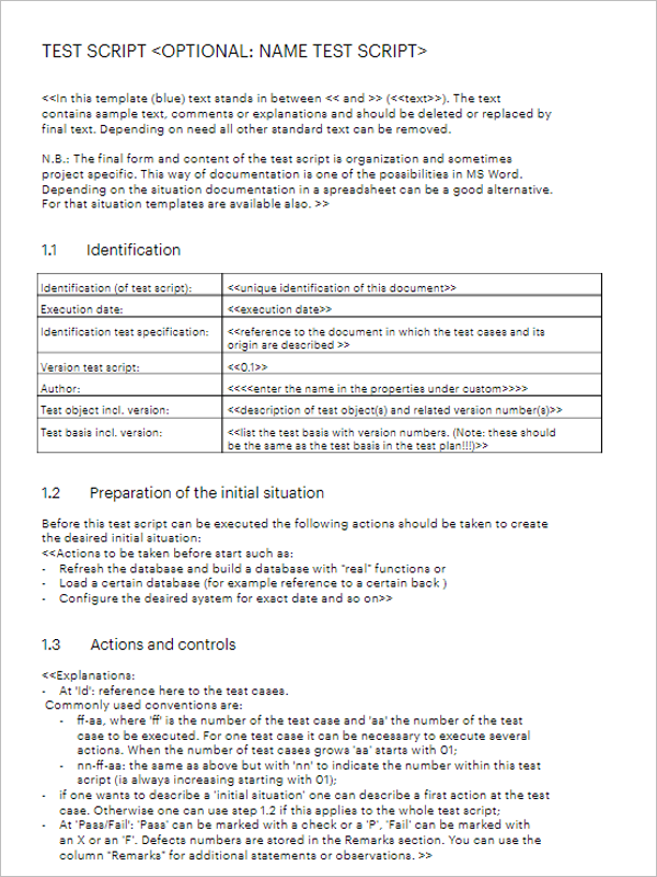 15+ Free Test Case Templates Word, Doc, PDF, Excel Formats