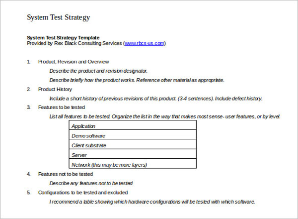 18+ Test Strategy Templates PPT, PDF, Word, Excel Formats