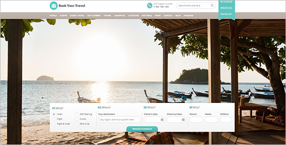 43+ Travel HTML Templates Free Website Themes