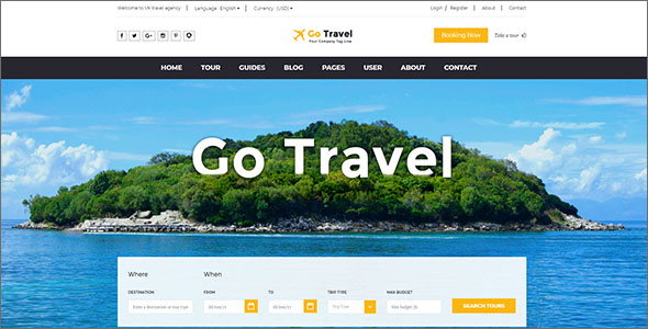 43+ Travel HTML Templates Free Website Themes