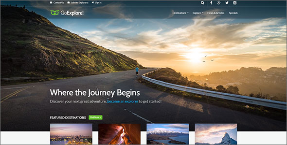 43+ Travel HTML Templates Free Website Themes