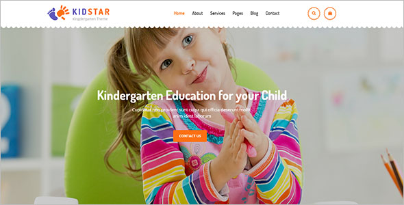 32+ Kids Website Templates Free Responsive Themes | Creativetemplate