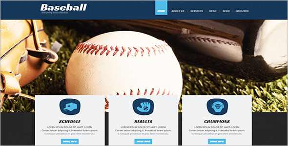 17+ Baseball Website Templates Fee Responsive Themes