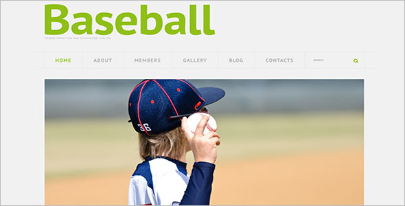 17+ Baseball Website Templates Fee Responsive Themes