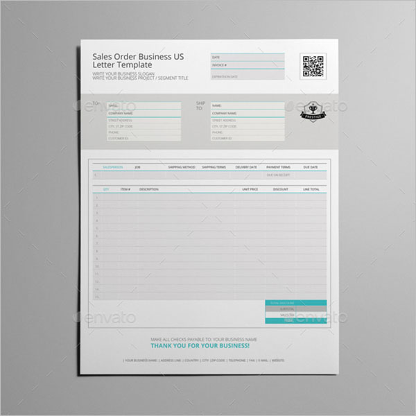 35+ Sales Order Templates Free PDF, Doc, Excel Formats