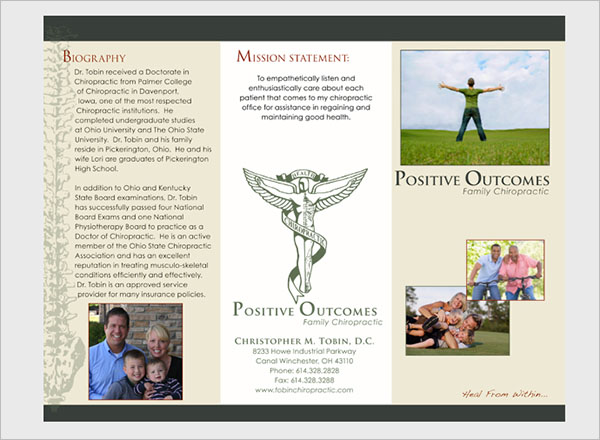 14+ Chiropractic Brochure Templates Free PDF, PSD Designs