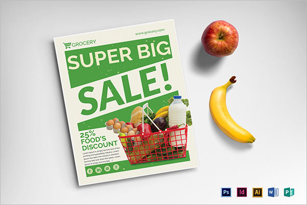 Grocery Flyer Templates Free Designs - Creative Template