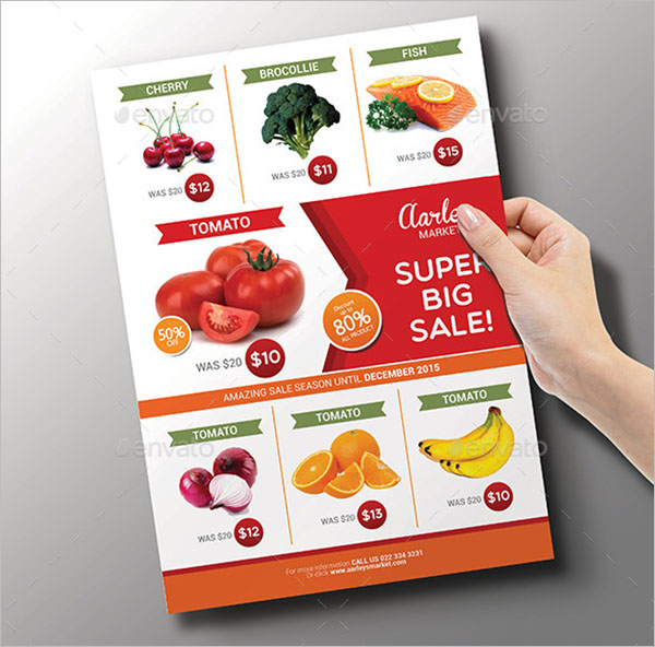 Grocery Flyer Templates Free Designs - Creative Template