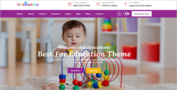 42+ School Website Templates Free Responsive Themes